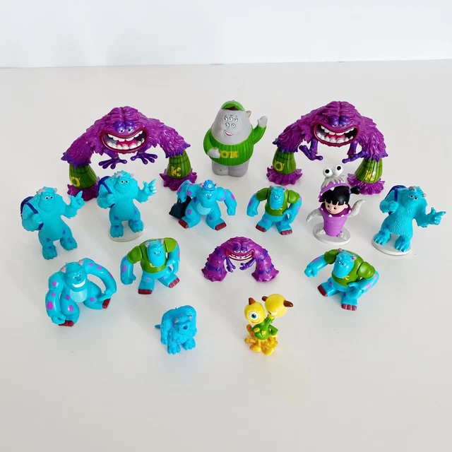 LOT OF 15 Monsters Inc Toys Figures Pixar Disney Sully Boo Art Squishy ...