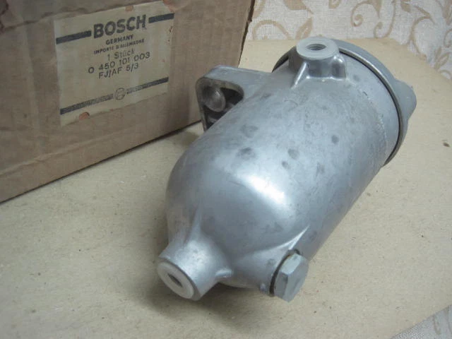 NOS OEM BOSCH Fuel Filter Housing Mercedes Benz W120 180D Om636 Ponton ...