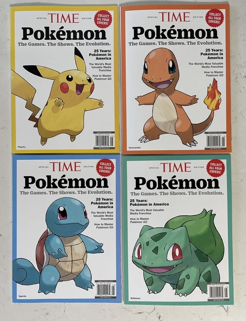 POKÉMON TIME MAGAZINE Special Edition 2024 25 Years in America Complete ...