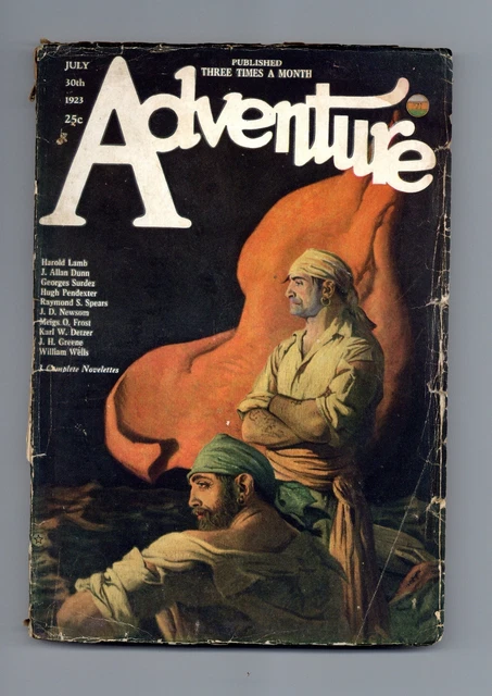 ADVENTURE PULP/MAGAZINE VOL. 41 #6 FR 1923 £32.23 - PicClick UK