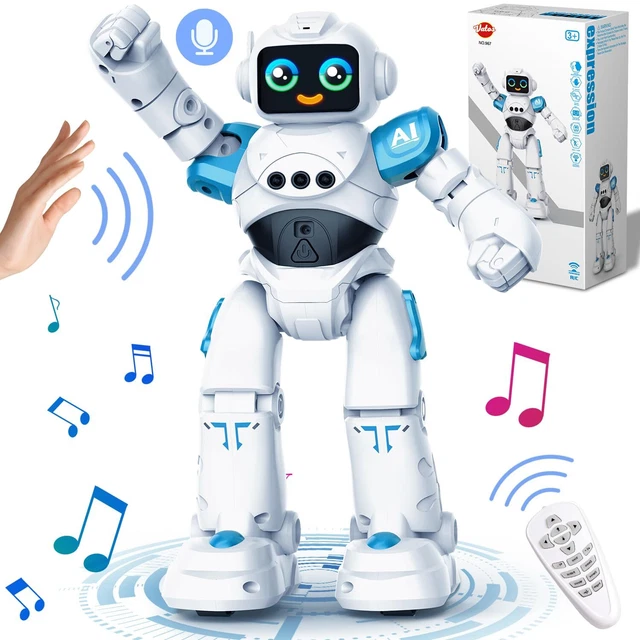 VATOS RC ROBOT Toys Smart Talking Voice Remote Control Robot Toy Toy ...