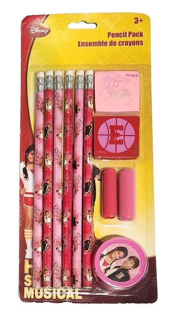 HIGH SCHOOL MUSICAL Pencil Pack - Pencil, Sharpener, Eraser Set NOS $13 ...