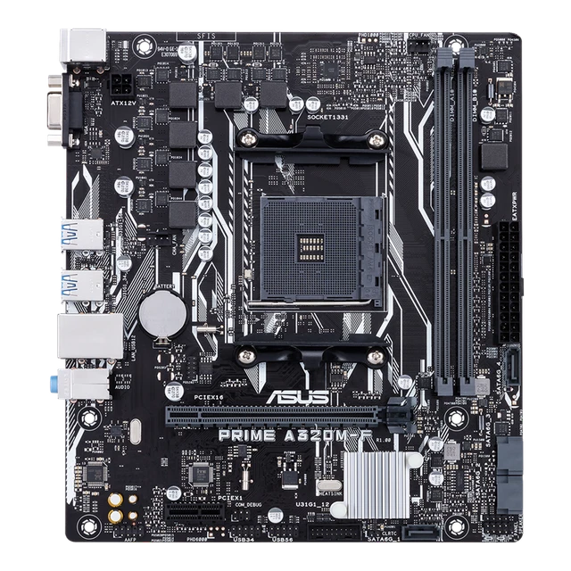 ASUS PRIME A320M-F motherboard AMD A320 Socket AM4 micro ATX VGA ddr4 ...