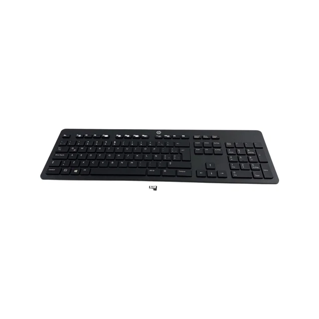 HP SPANISH LINK-5 Wireless 2.4GHz Keyboard 846411-161 SK-2064 KB SD ...