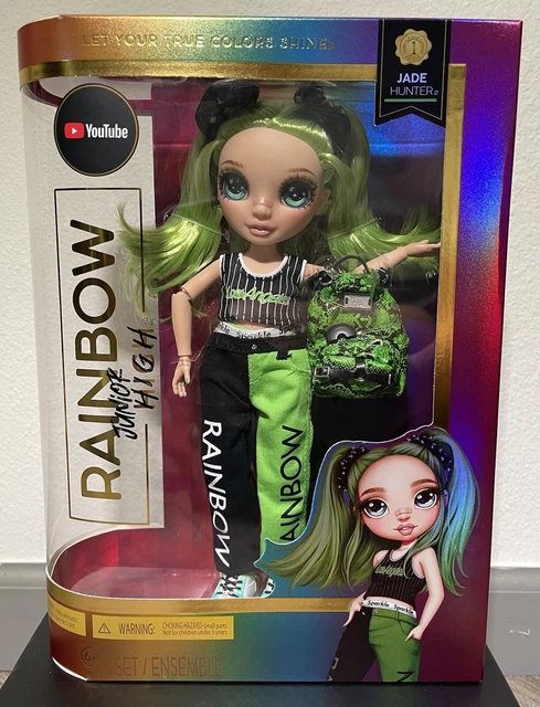 RAINBOW HIGH JUNIOR High Jr Jade Hunter Fashion Doll With Green ...