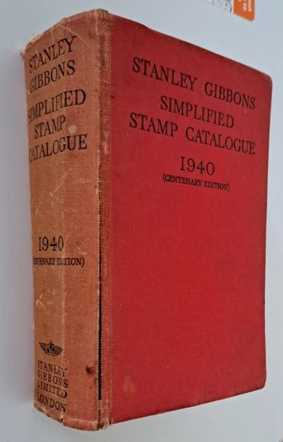 STANLEY GIBBONS SIMPLIFIED Stamp Catalogue 1940 (Centenary Edition) £11 ...