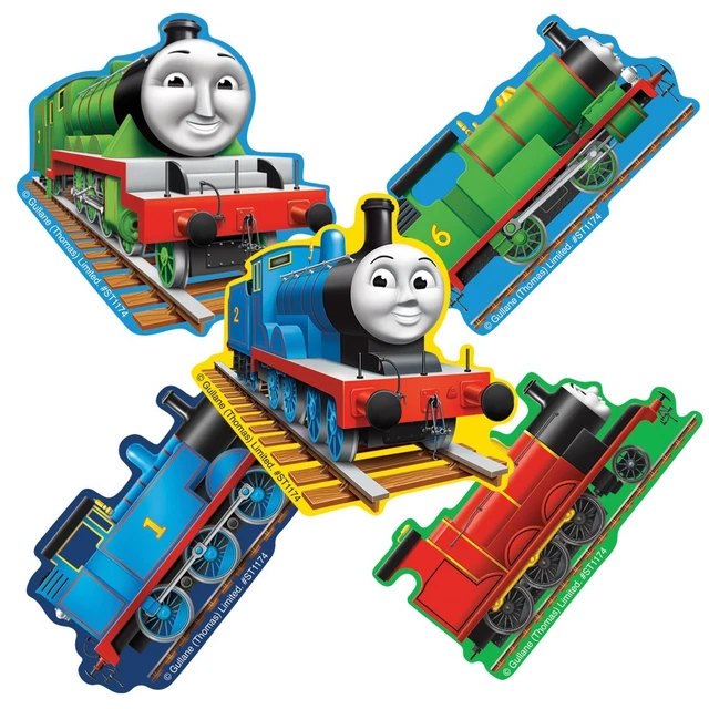 THOMAS THE TANK Engine Stickers x 5 - Shaped Stickers - Birthday Party ...