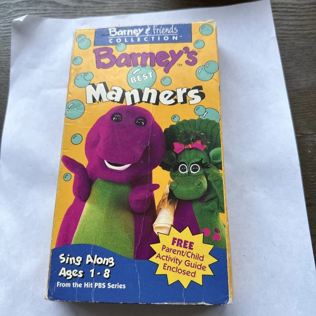 BARNEY - BARNEYS Best Manners (VHS, 1993) EUR 10,97 - PicClick FR