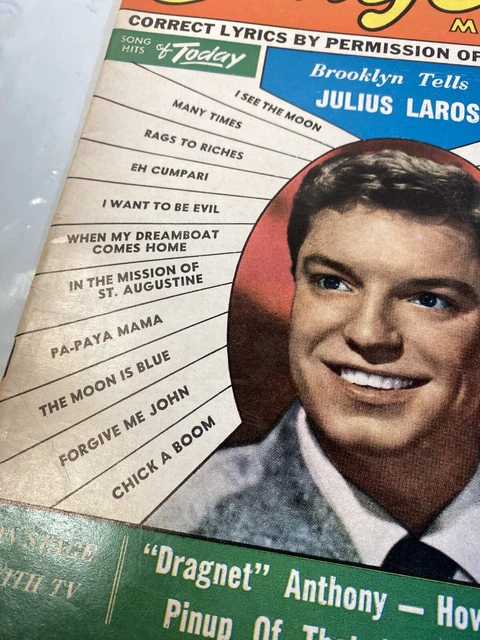 SONG HITS MAGAZINE December 1953 Guy Mitchell Julius LaRosa Doris Day £ ...