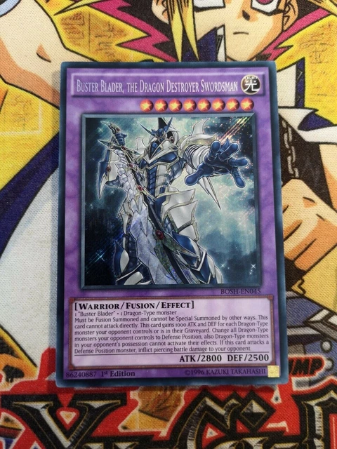 BUSTER BLADER, THE Dragon Destroyer Swordsman bosh-en045 1st (VG+/NM) Yu-Gi-Oh! EUR 4,93 ...