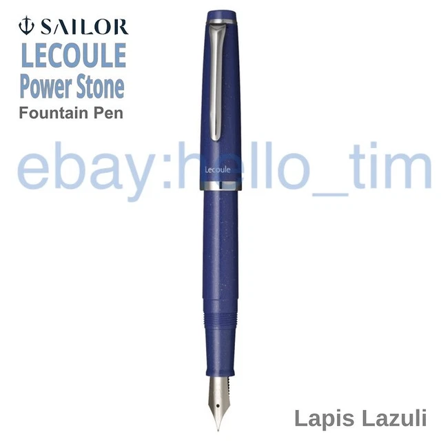 SAILOR LECOULE POWER Stone Colour Fountain Pen Lapis Lazuli MF Nib ...