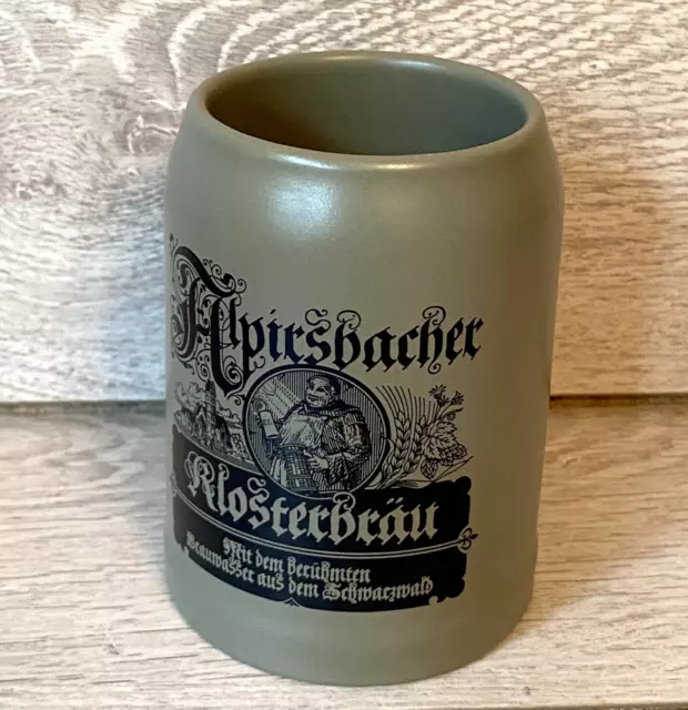 VINTAGE 1960ER ALPIRSBACHER Klosterbrau Tankard Bier Stein Kaffeebecher ... VINTAGE 1960ER ALPIRSBACHER Klosterbrau Tankard Bier Stein Kaffeebecher ...