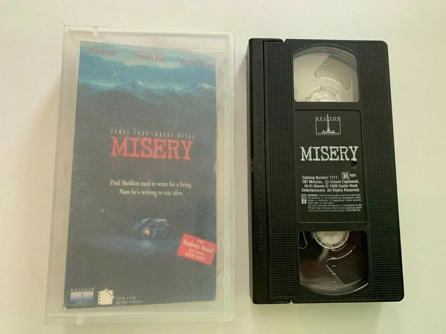 1990 MISERY VHS Video Tape Kathy Bates £3.19 - PicClick UK