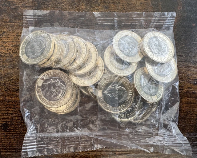 2025 BEE £1 The UK’s Rarest Coin only 170k mintage Sealed Bag of 20 ...