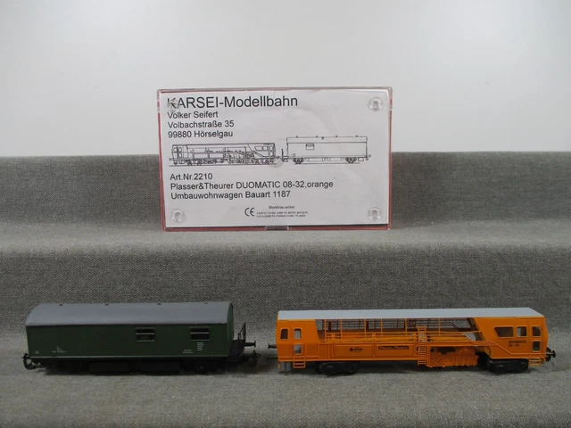 PLASSER & THEURER Spur TT 2210 DUOMATIC Umbauwohnwagen Analog in OVP ...