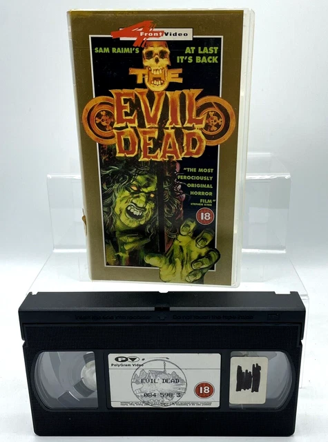 THE EVIL DEAD Vhs Tape Video Nasty Horror Film Sam Raimi Cert 18 £9.99 ...