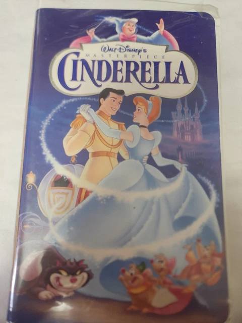 CINDERELLA WALT DISNEY'S Masterpiece Collection (VHS 1995) Clamshell £7 ...