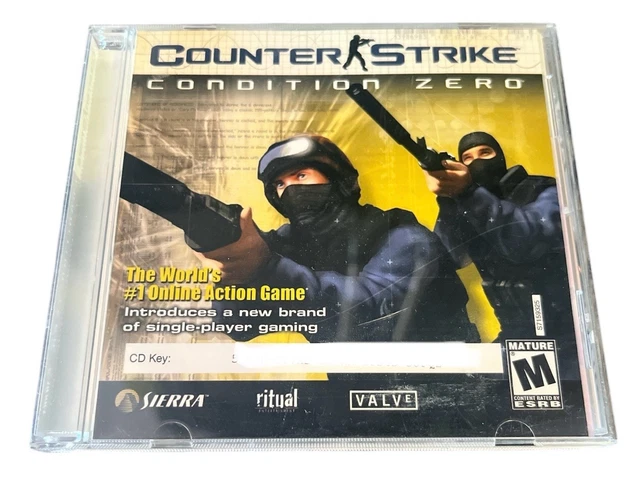 COUNTER-STRIKE: CONDITION ZERO (PC/WIN Game CD-ROM, 2004) 2 Discs $24. ...