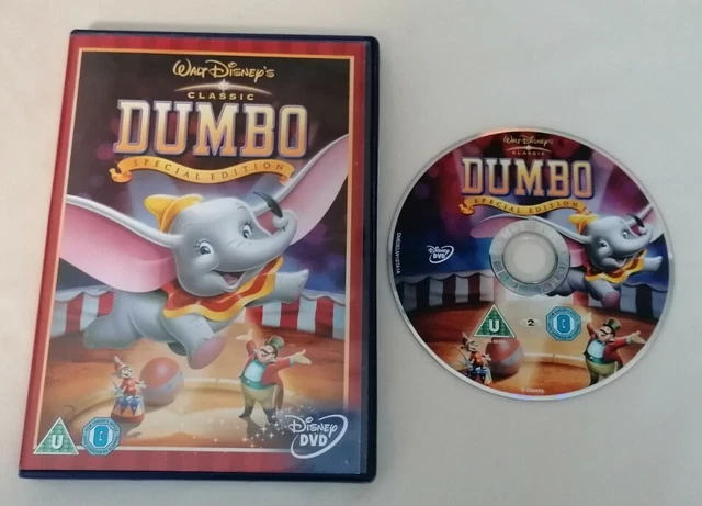 DVD - WALT Disney Dumbo Special Edition Animated Feature Film DVD PAL ...