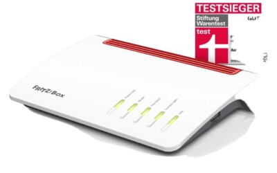 FRITZ!BOX 7590 AVM DSL Router Fiber Optic WAN 20002784 NEW ORIGINAL ...