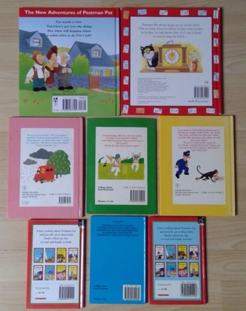 VINTAGE POSTMAN PAT Book Bundle x8 books £15.00 - PicClick UK