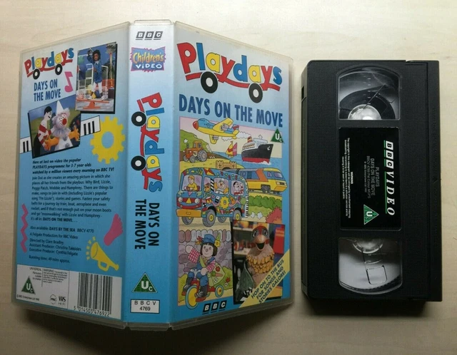 PLAYDAYS - DAYS On The Move - Bbc - Vhs Video £19.99 - PicClick UK