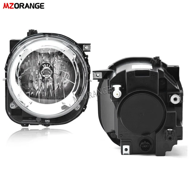 LEFT+RIGHT HALOGEN FRONT Headlight Headlamp Assembly Jeep Renegade 2015 ...