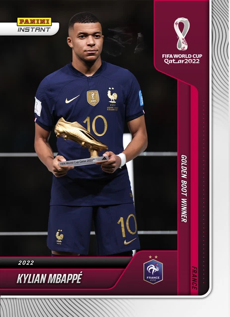 PANINI ADRENALYN XL Qatar 2022 Kylian Mbappe Top Master Card FIFA World ...