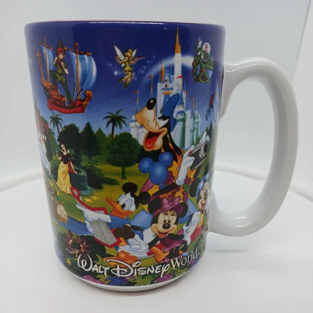 WALT DISNEY WORLD Storybook Characters "MOM" Coffee Cup Mug Pixar ...