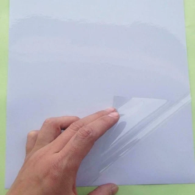 A4 TRANSPARENT GLOSS Labels Clear Waterproof Laser Printer Stickers, 1 ...