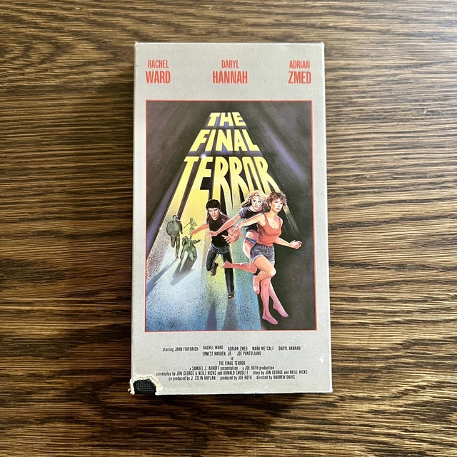 THE FINAL TERROR 1985 Horror Slasher Movie VESTRON Daryl Hannah VHS ...