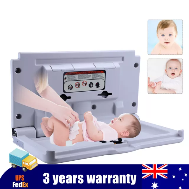 COMMERCIAL WALL MOUNTED Baby Changing Table Baby Change Station W ...