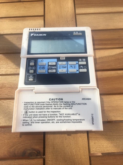 DAIKIN ALTHERMA AIR Water Heat Pump LCD Controller BRC21A54 USED ...