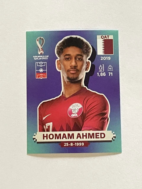PANINI WORLD CUP Qatar 2022 Homam Ahmed Sticker No Qat 5 £1.25 ...