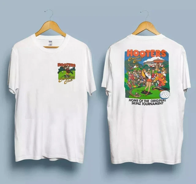 VINTAGE 1998 HOOTERS Golf Club T Shirt Hooters 90s Golf T Shirt Country ...
