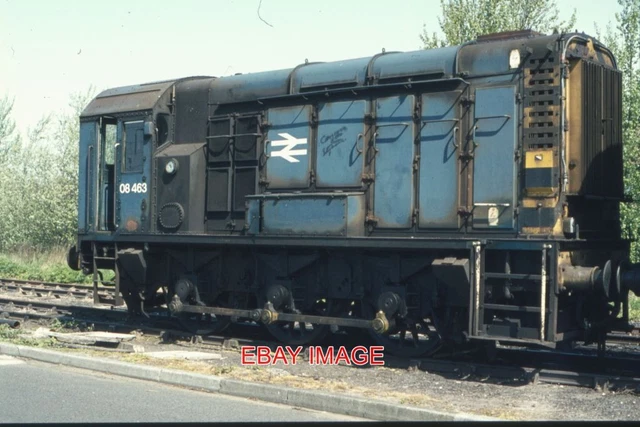 ORIGINAL 35MM SLIDE CLASS 08 SHUNTER NO 08463 AT ALLERTON 5/82 £4.00 ...