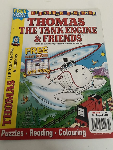 VINTAGE THOMAS THE Tank Engine & Friends Magazine 5th Aug 1998 Issue ...