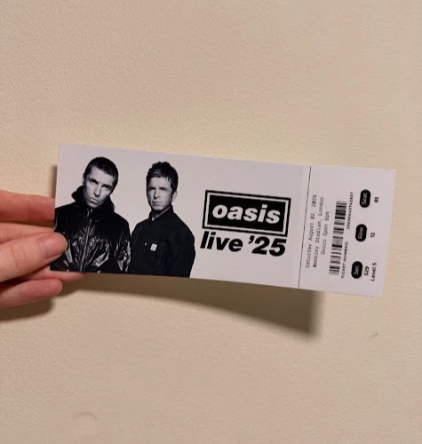OASIS SOUVENIR CONCERT Ticket Live 25' Tour 2025 | Surprise Gift Reveal ...