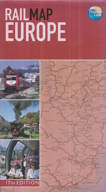 THOMAS COOK : Rail Map of Europe - 17th Edition NEW £8.99 - PicClick UK