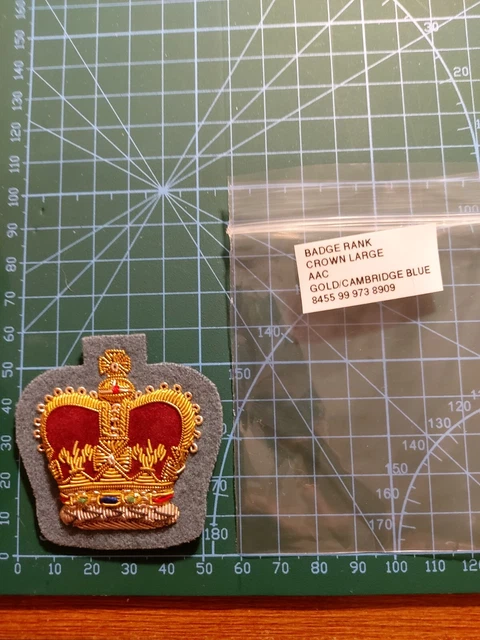 BRITISH ARMY MILITARY Rank Badge Cloth, WO2, Large £6.00 - PicClick UK