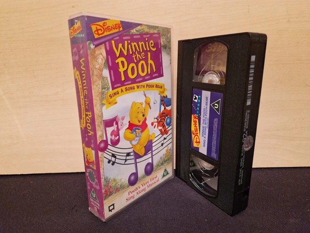 WINNIE THE POOH - Sing A Song With Pooh Bear - Disney PAL VHS Video ...