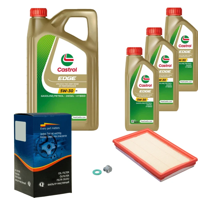 KRAFT INSPECTION SET 8 L castrol edge 5W-30 M pour Nissan Almera Tino 1 ...