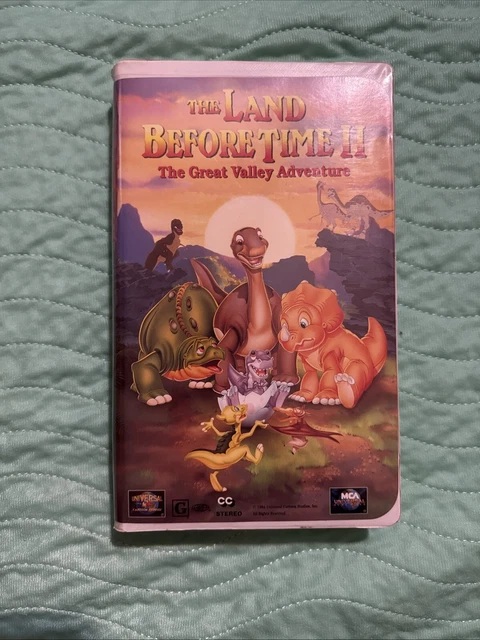 THE LAND BEFORE Time II 2 The Great Valley Adventure (VHS 1994 ...