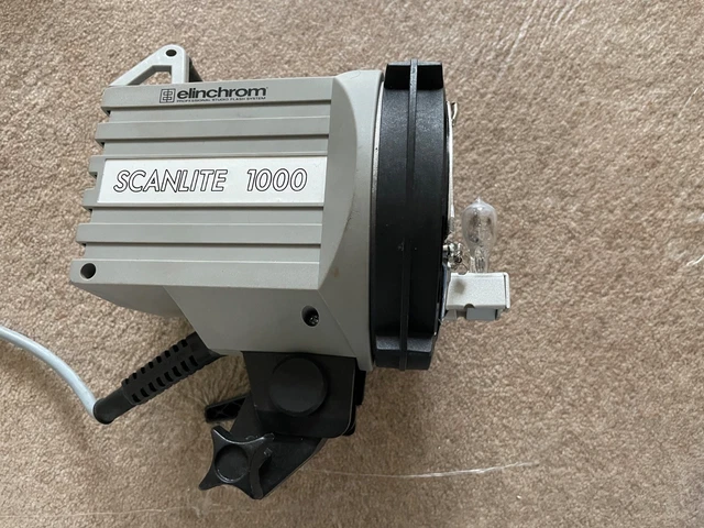 ELINCHROM SCANLITE 1000 x 2 Including Case and Accessories £21.50 ...