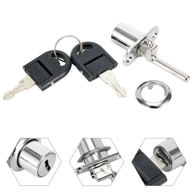 SECURE FURNITURE DESK Draw Pedestal Lock with 2 Keys Great for Home ...