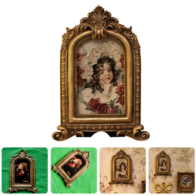 ANTIQUE PHOTO FRAME Desk Resin Frames Wall And Tabletop Picture £9.42 ...