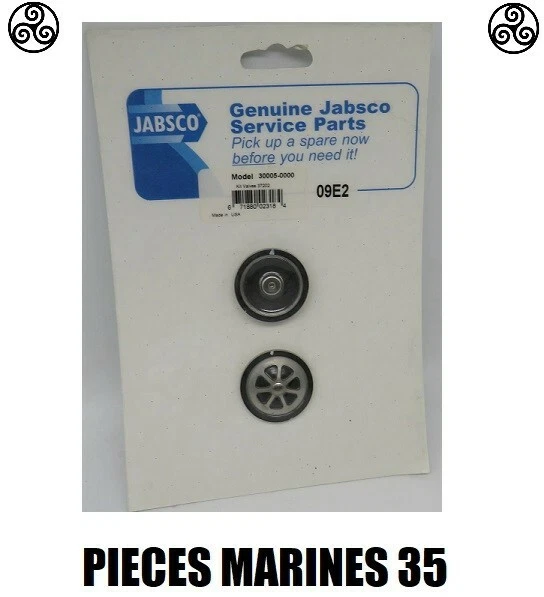 KIT VALVES JABSCO 30005-0000 Pour Pompe Serie 37202 EUR 33,95 - PicClick FR