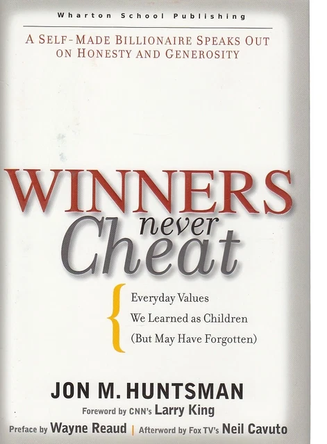 WINNERS NEVER CHEAT Everyday Values We Learned As Children $10.72 ...