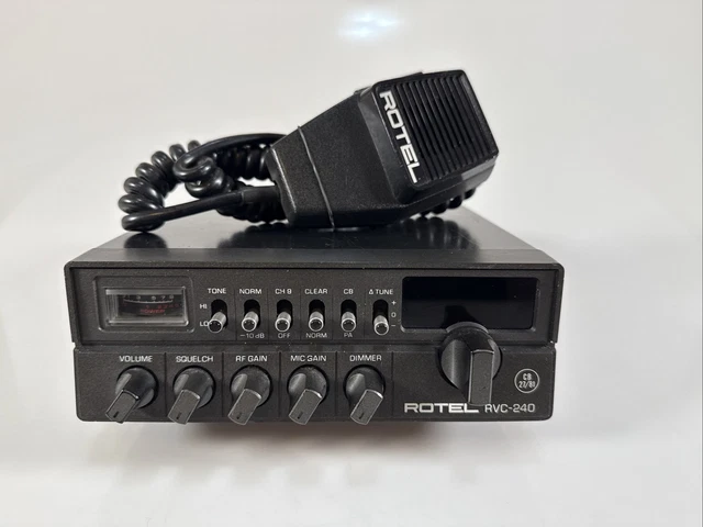 ROTEL RVC-240 CB Radio - Retro Radio - £99.99 - PicClick UK