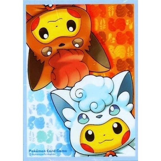 ALOLA VULPIX & Vulpix Poncho Pikachu Pokémon Center Exclusive Card ...